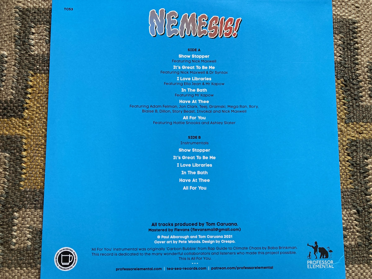 Professor Elemental - Nemesis – Tea Sea Records Shop